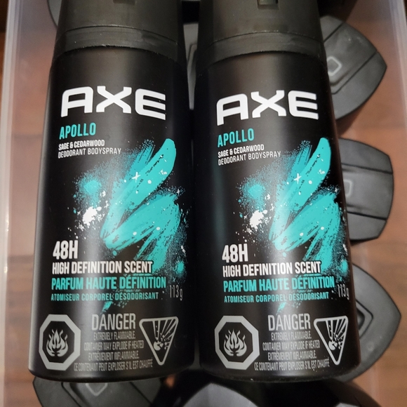 Axe | Grooming | New 2x Axe Men Body Spray Deodorant 13g Apollo Scent ...